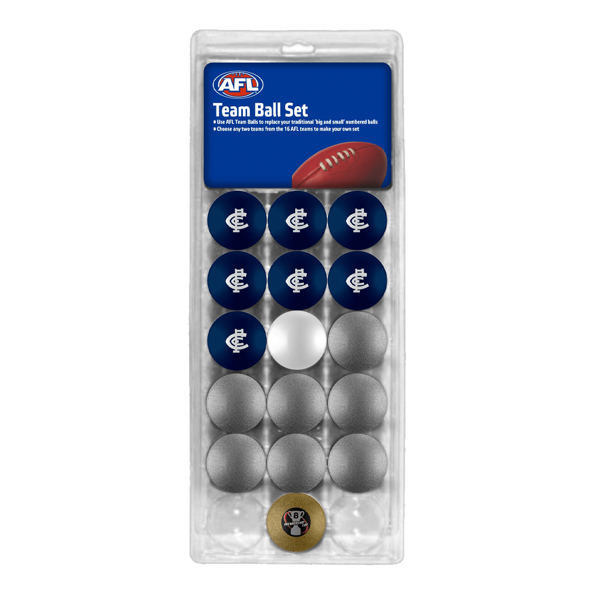 Buy AFL Teams Pool Ball Set from Cue Store