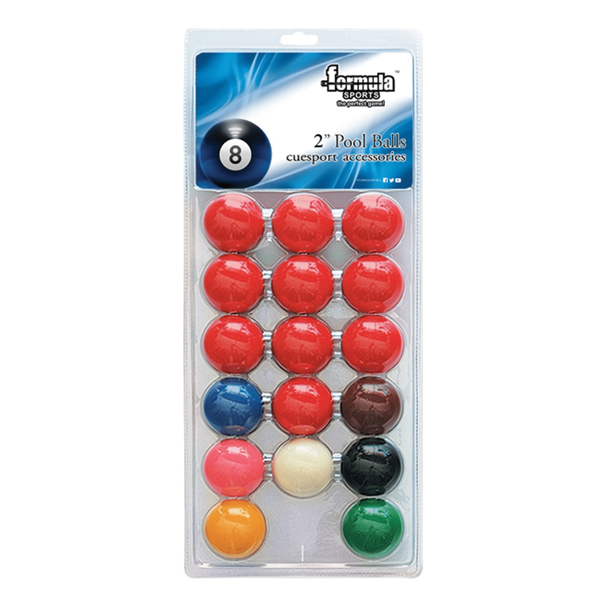 Buy Formula Sports Standard Snooker Ball Set from Cue Store